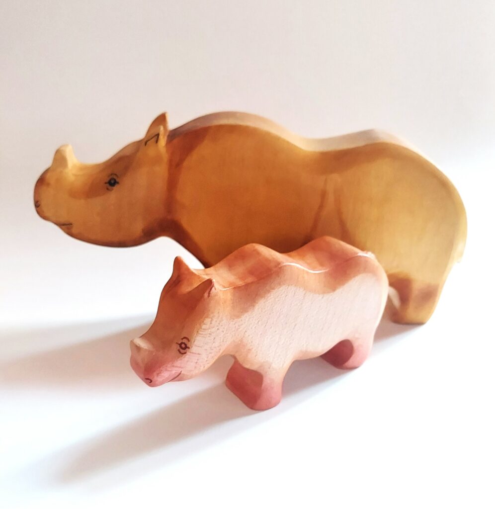 Rhinoceros Calf | Georgian Wood Toy